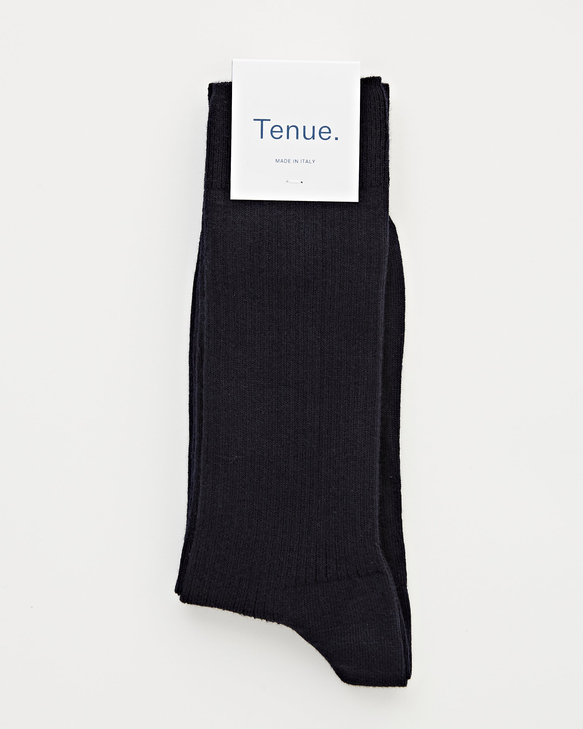 Tenue. – Brera Rib Socks Blue Carlo – Tenue de Nîmes