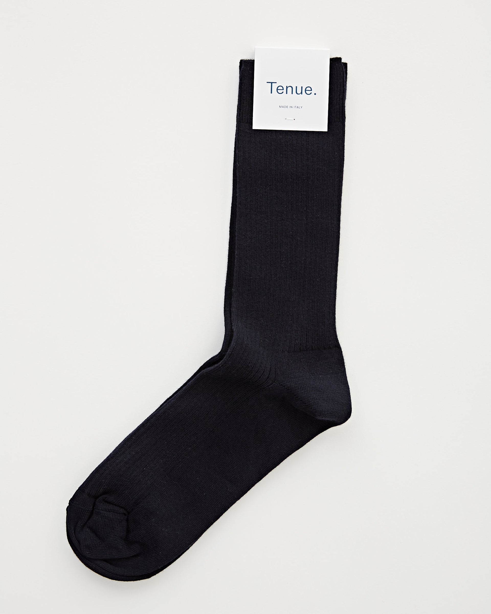 Tenue. – Brera Rib Socks Blue Carlo – Tenue de Nîmes