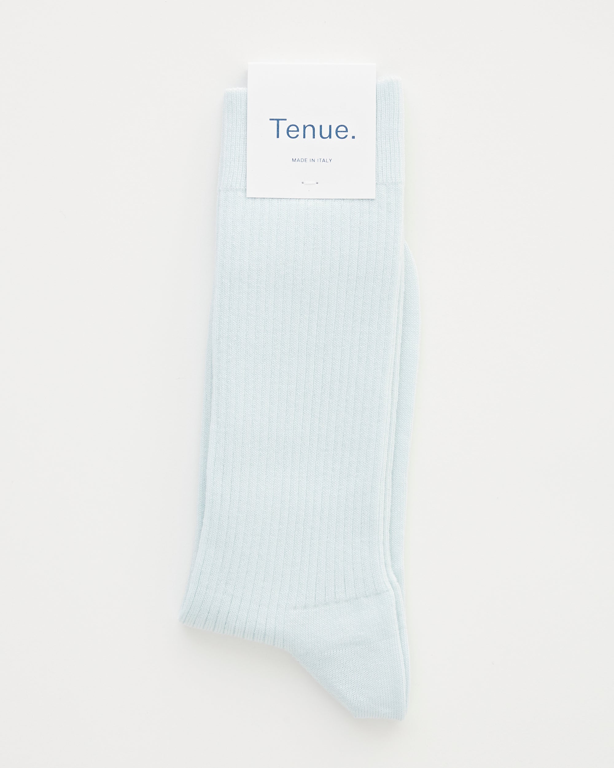 Tenue. – Brera Rib Socks Cielo – Tenue de Nîmes