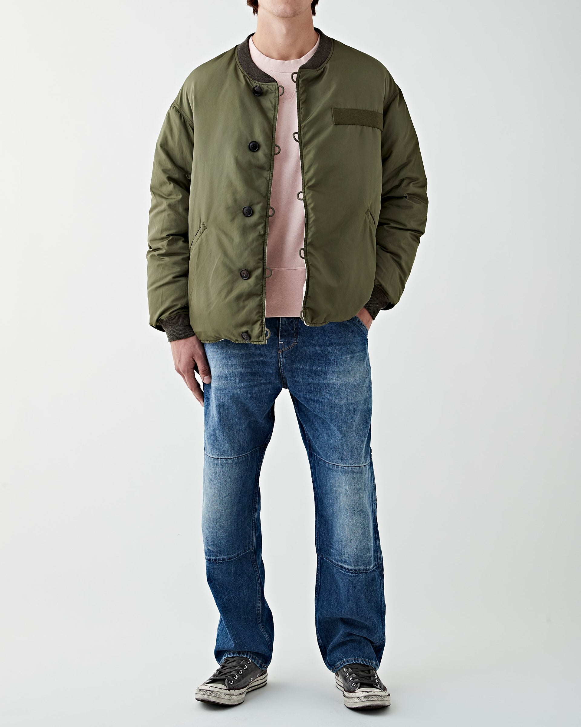 Visvim – Corps Down Jacket Green – Tenue de Nîmes