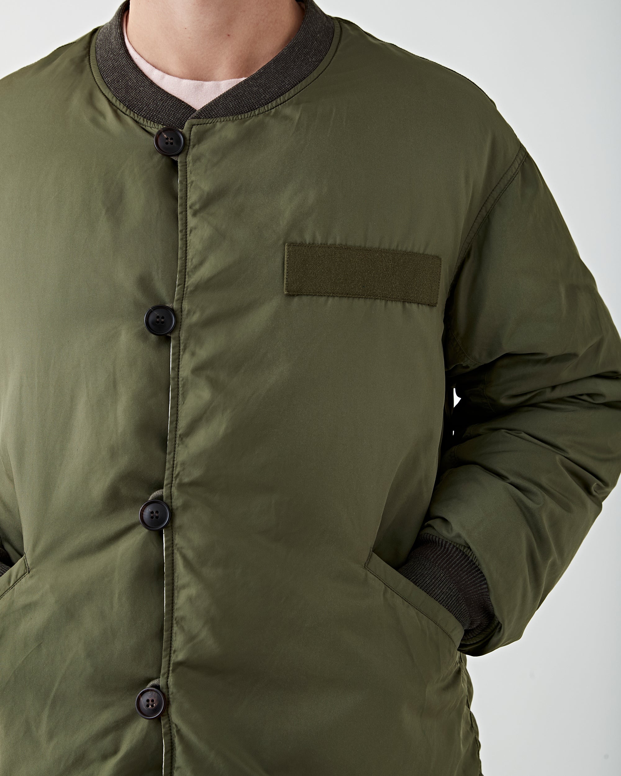 Visvim – Corps Down Jacket Green – Tenue de Nîmes