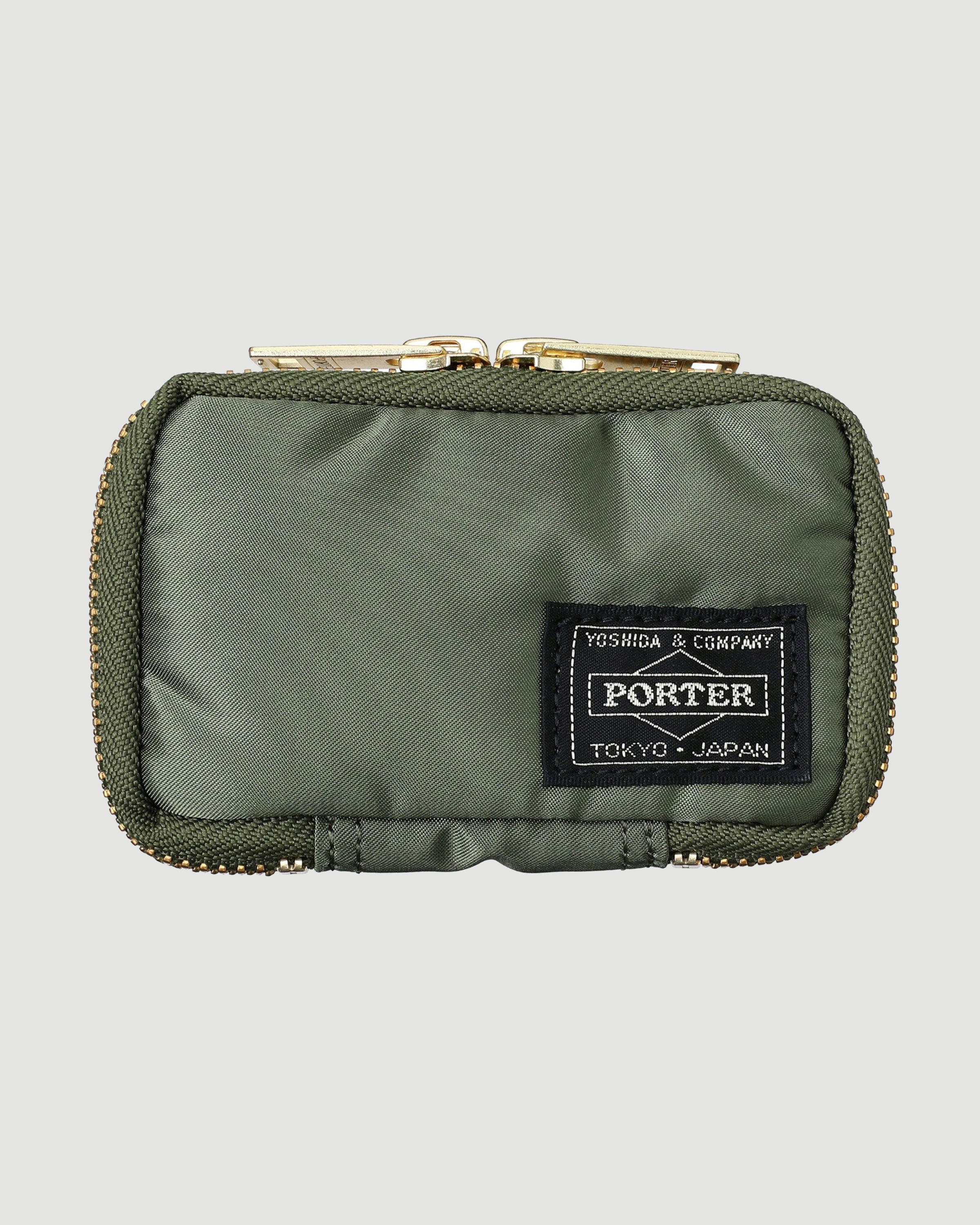 Porter Yoshida – Tanker Key Case Sage Green – Tenue de Nîmes